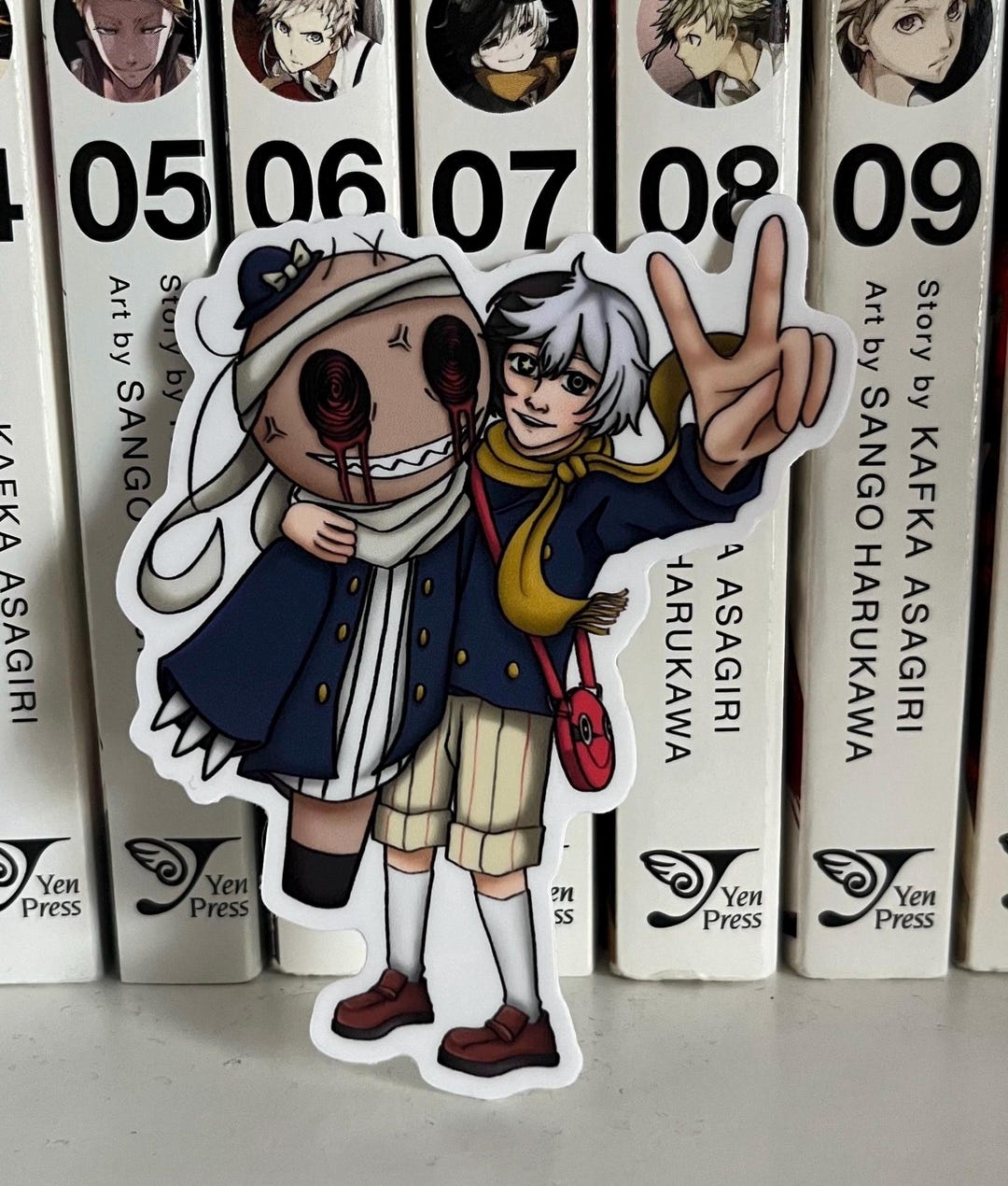 Q BSD Sticker Kyusaku Yumeno Bungo Anime Sticker Laptop Decal 3” Glossy ...