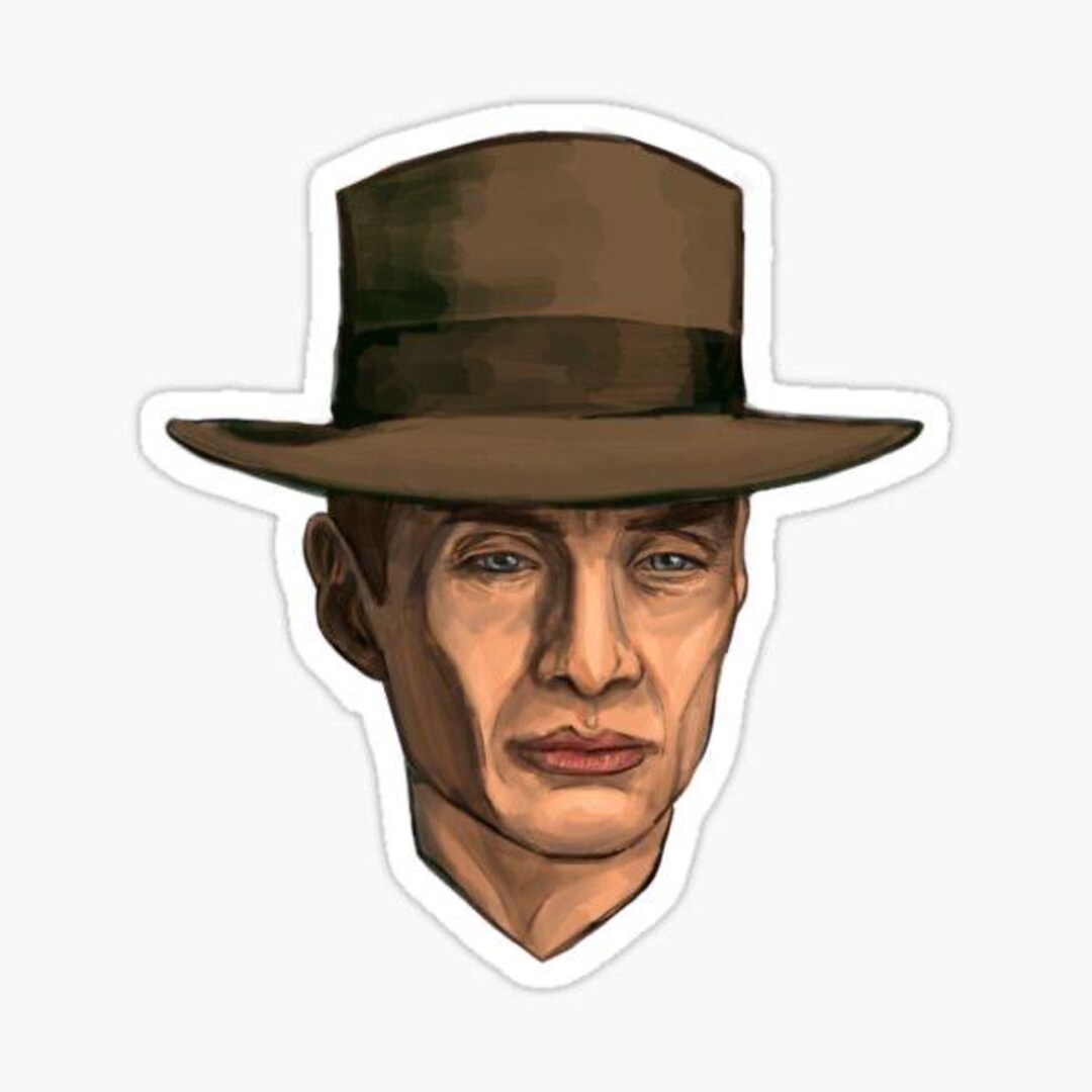 Oppenheimer Vinyl Sticker Cillian Murphy Laptop Decal Water Bottle 3 ...