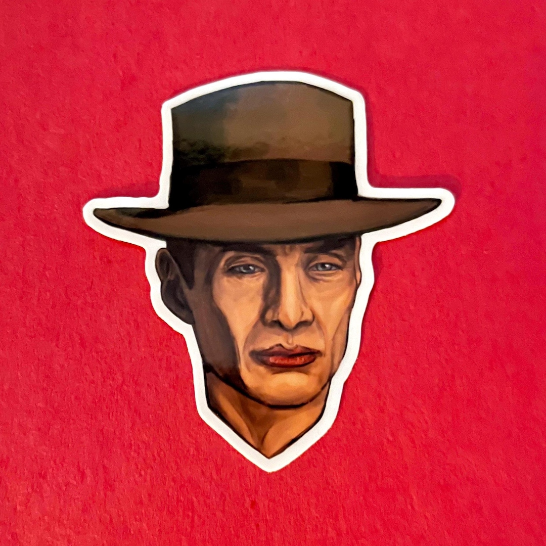 Oppenheimer Vinyl Sticker Cillian Murphy Laptop Decal 3” Glossy Sticker ...