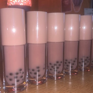 Boba Tea Lip Gloss Bubble Tea Lip Gloss Brown Sugar Boba Lip Gloss ...