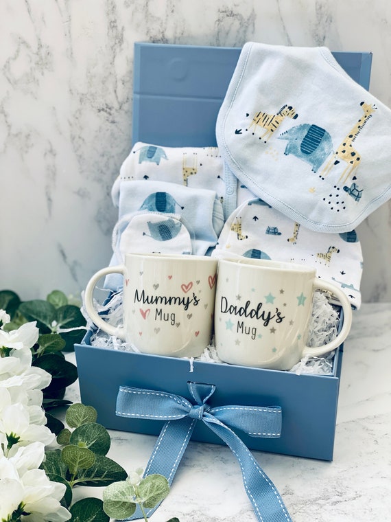 New Baby Boy and New Parents 8 Piece Gift New Baby Boy Gift - Etsy