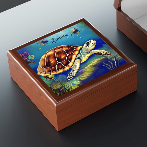 Turtle Jewelry Box - Etsy