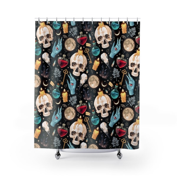 Scary Shower Curtain - Etsy
