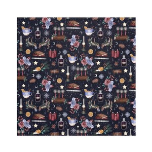 Yule Decor Napkin Set - Winter Solstice Pagan Yuletide Gatherings ...