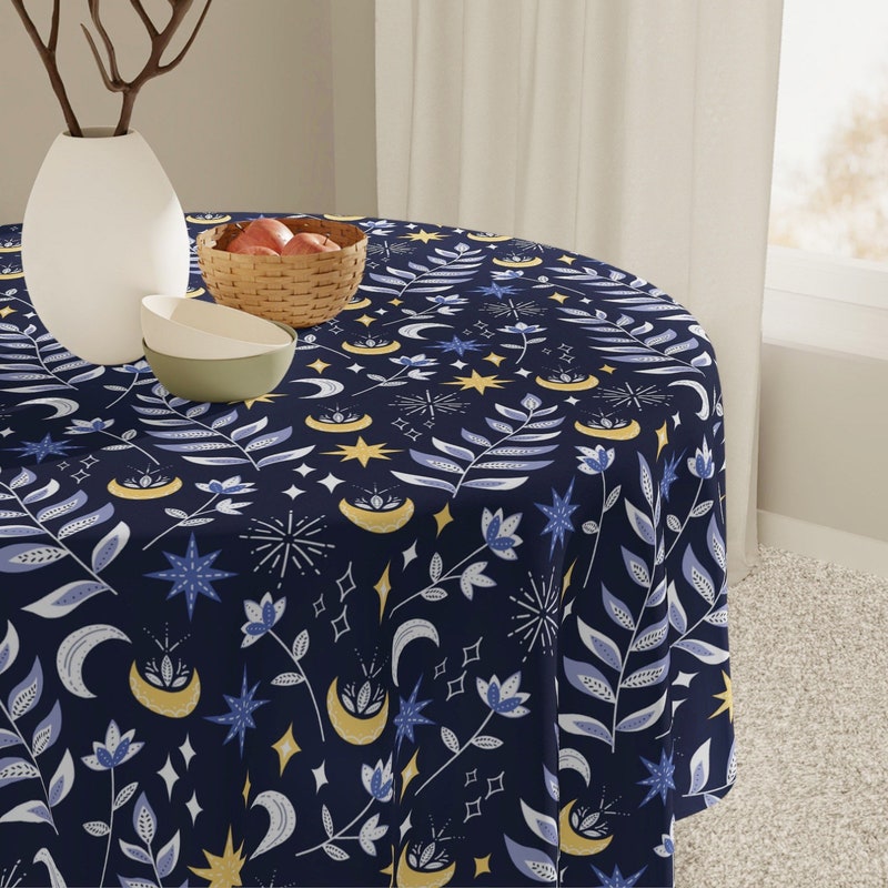 Navy Blue Tablecloth - Etsy