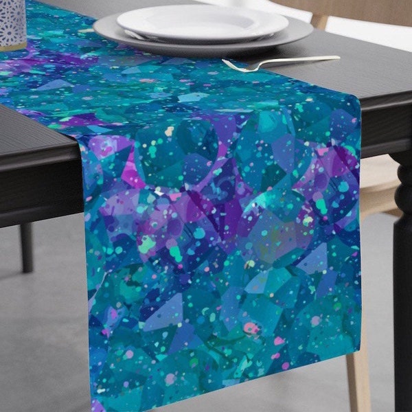 Purple Table Runner - Etsy