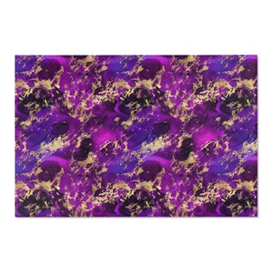 Gold Purple Galaxy Rug for Bedroom Pretty Girls Outer Space Rug Nursery ...