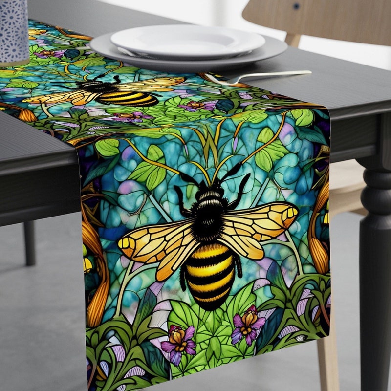 Bee Table Runner - Etsy