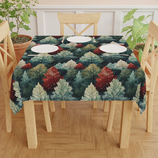 Pine Tree Tablecloth - Etsy