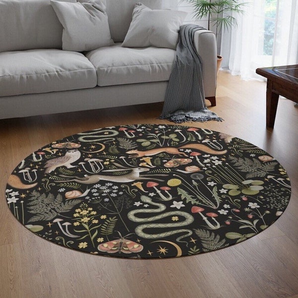 Small Round Rug - Etsy