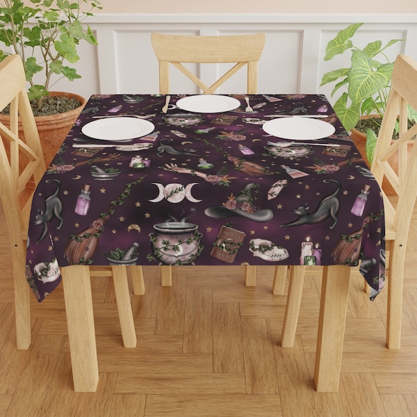 Purple Tablecloth - Etsy