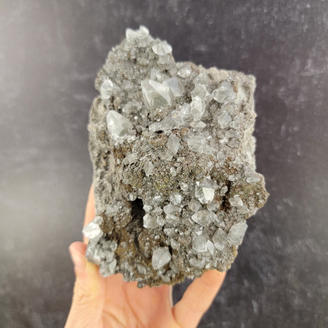 Dogtooth Calcite With Marcasite Inclusions Phantoms From the Linwood ...