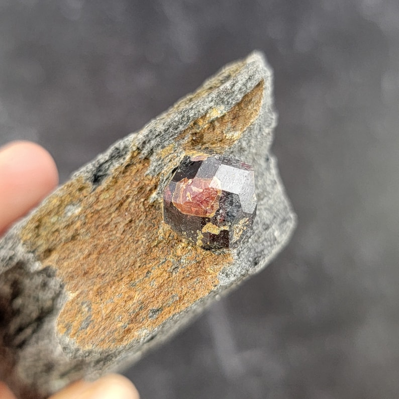 Almandine Garnet in Schist Matrix From Garnet Ledge, Wrangell, Wrangell ...