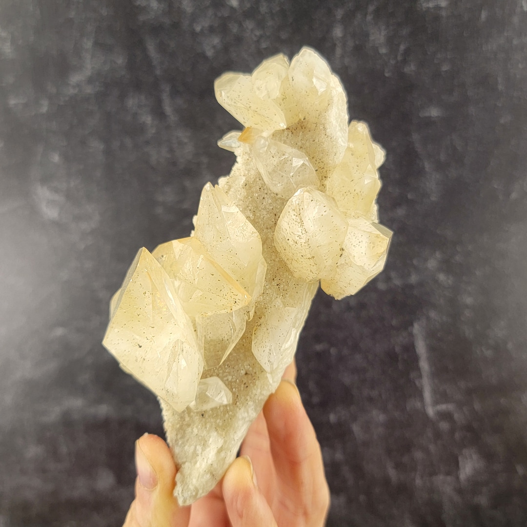 Dogtooth Calcite Cluster From the Elmwood Mine, Tennessee, USA, Large ...