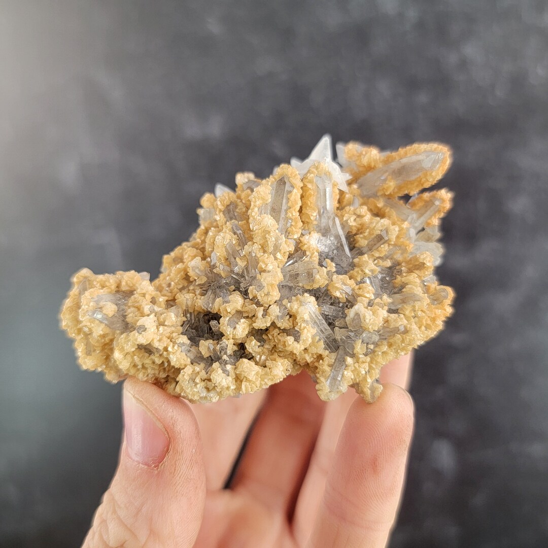 Dolomite Over Quartz With Calcite From San Antonio Mine, East Camp ...
