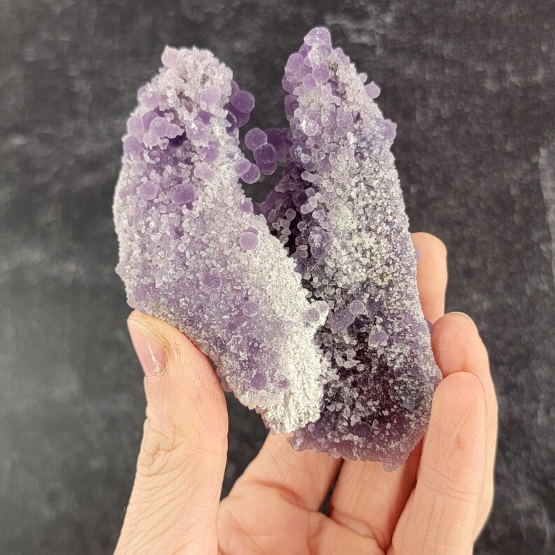 Grape Amethyst 'agate' From Indonesia, Botryoidal Purple Quartz - Etsy