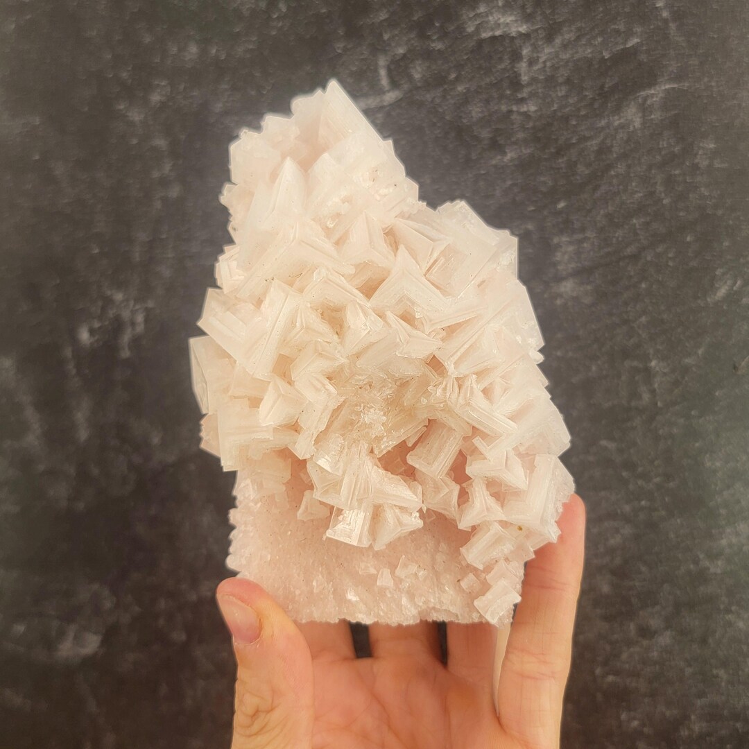 Self Collected Pink Halite Cluster From Searles Lake, Trona, California ...