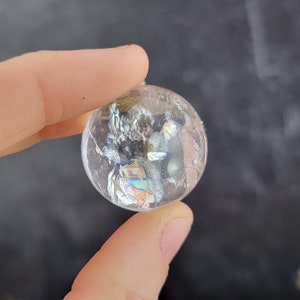 Glassy Quartz Spheres From China, Small Clear Orbs, Mini Meditation ...