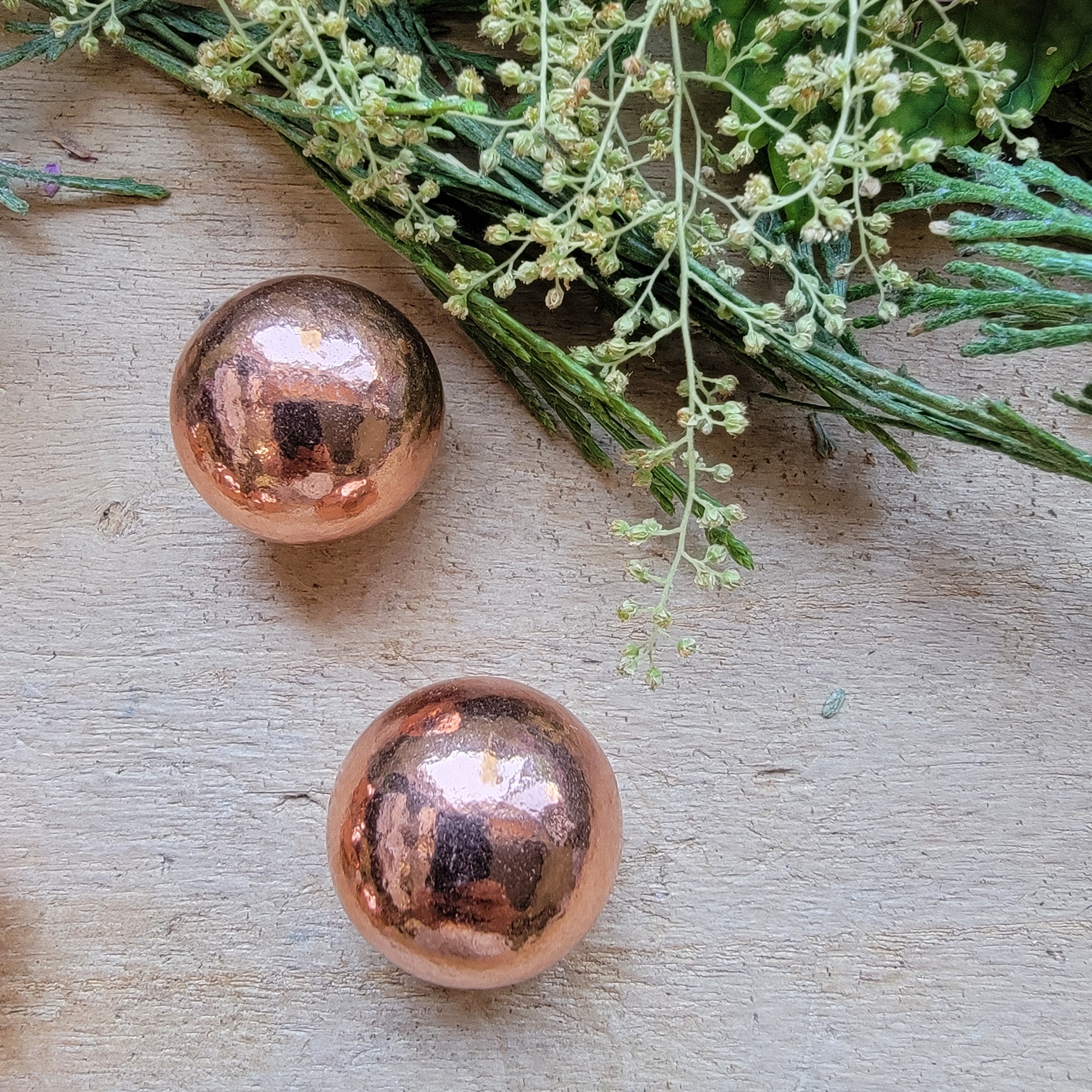 Native Copper Spheres From Michigan, Meditation Orbs - Etsy