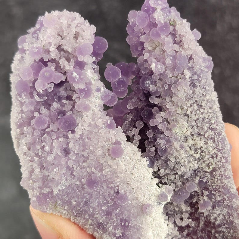 Grape Amethyst 'agate' From Indonesia, Botryoidal Purple Quartz - Etsy