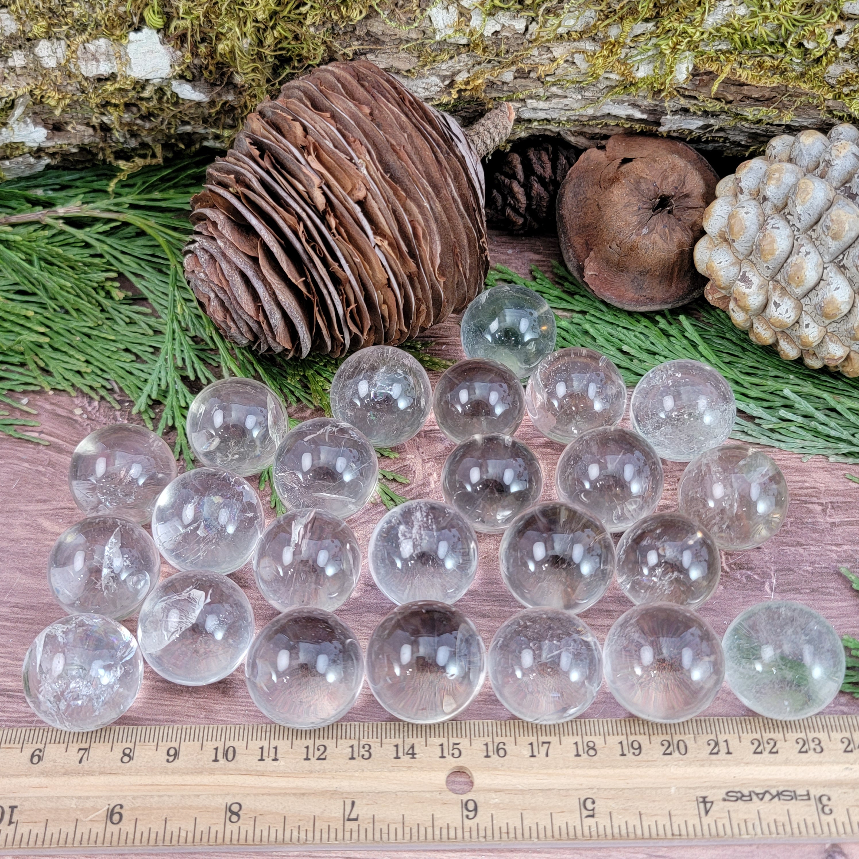 Glassy Quartz Spheres From China, Small Clear Orbs, Mini Meditation ...