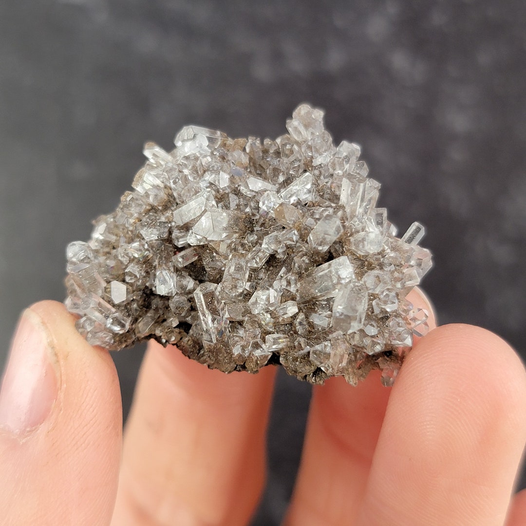 Clear Columnar Calcite From Xia Yang Mine, Fujian, China, Rare ...