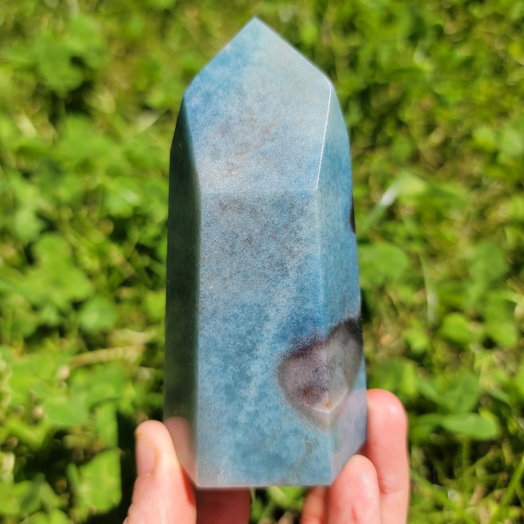 Large Trolleite Tower From Brazil, Polished Trolleite Display Point ...