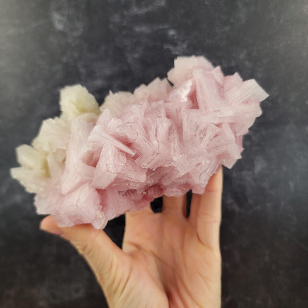 Self Collected Bright Pink Halite Cluster From Searles Lake, Trona ...