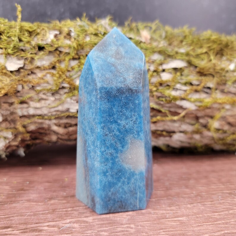 Trolleite Tower From Brazil, Polished Trolleite Point, Lazulite, Throat ...