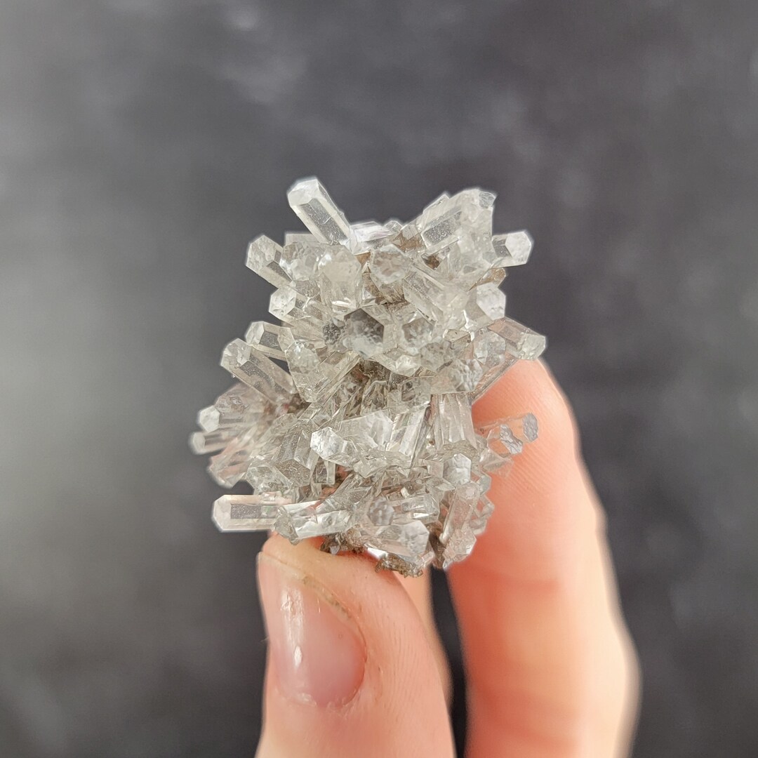Clear Columnar Calcite From Xia Yang Mine, Fujian, China, Rare ...