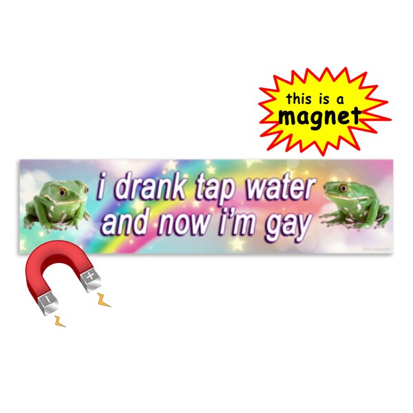 Gay Frog Car Sticker - Etsy