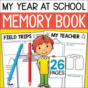 School Memory Book and School Yearbook End of School Year - Etsy