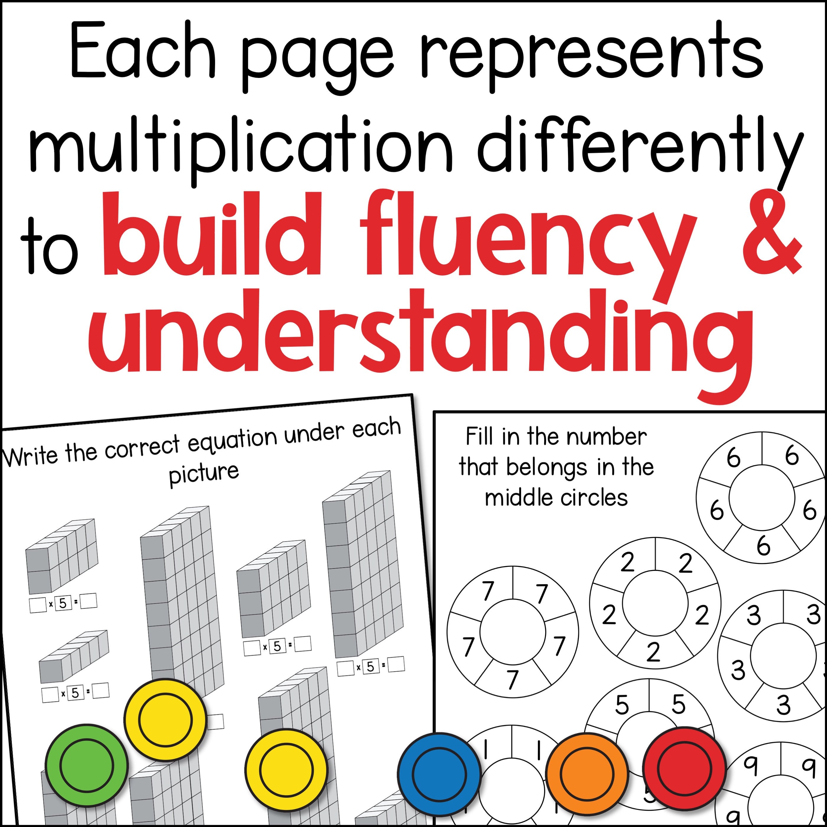 Multiplication Practice Worksheets for 5 Times Table, Printable ...