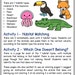 Animal Habitats Matching Activity and Odd One Out Worksheets, Animal ...