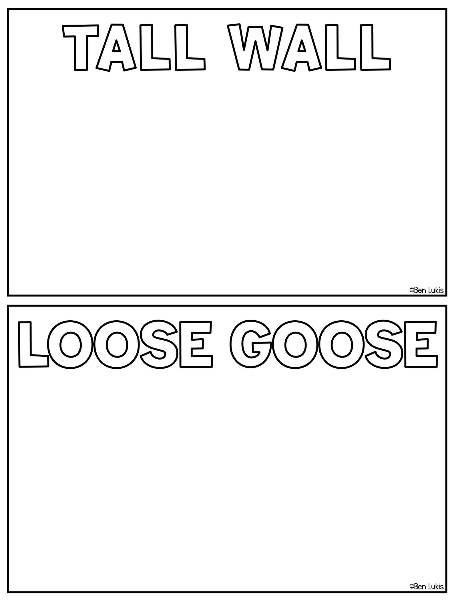 Rhyming Words Worksheets, Hink Pink Activities for Homeschool or School ...