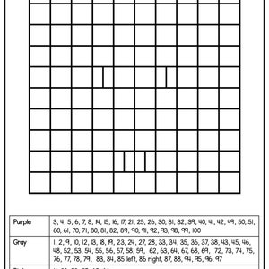 Place Value Mystery Picture Math Worksheets, Place Value Pet Coloring ...