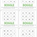 Boggle Cards for Spelling and Making Words, Printable PDF Boggle ...