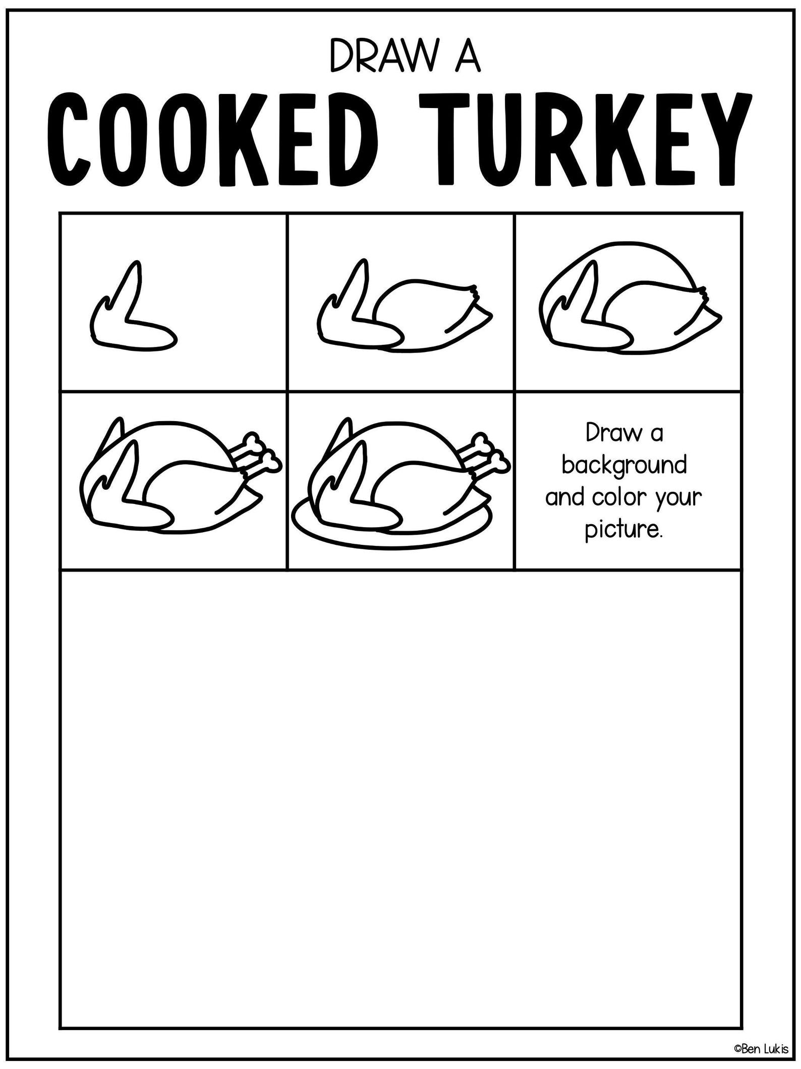 How-to-draw Thanksgiving Drawings for Kids, Thanksgiving Homeschool ...