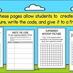 Place Value to 100 and Superhero Picture Math Worksheets, Place Value ...