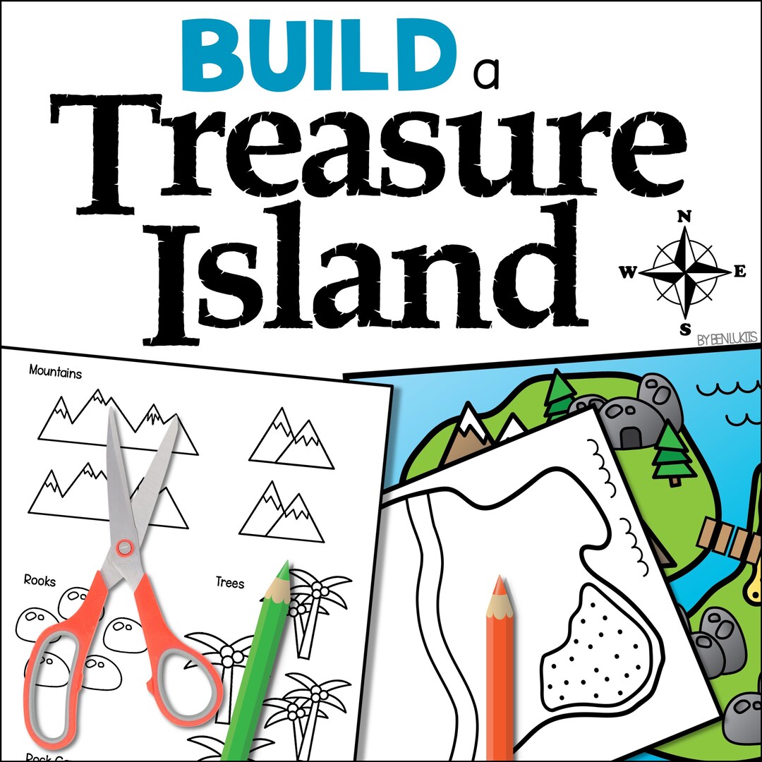 Build A Treasure Island Craft Pirate & Mapping Resource Talk - Etsy