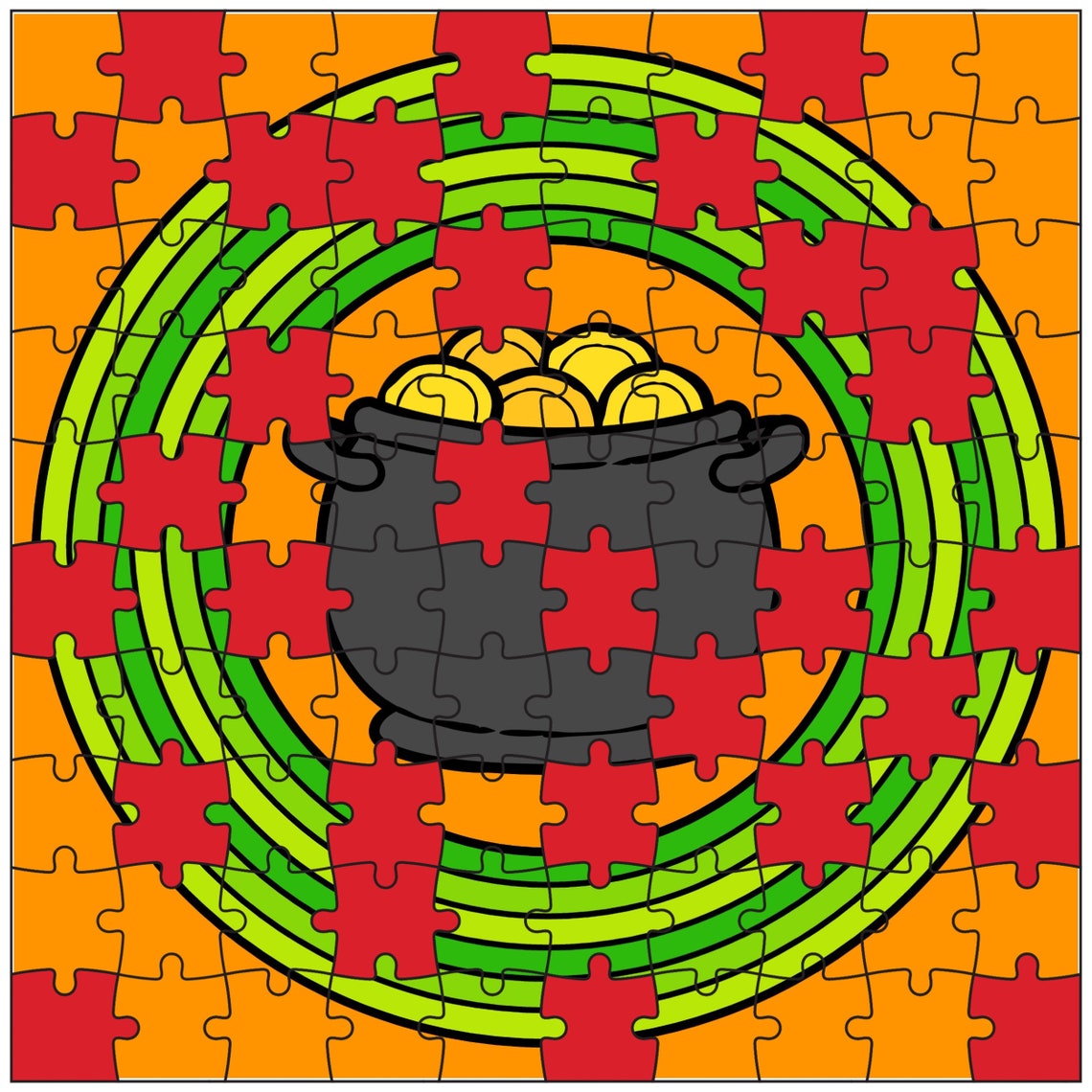 St Patricks Day Mystery Picture Reveal Puzzles for Kids, Images to ...