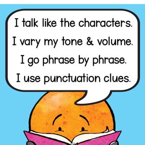 Reading Fluency Posters, Classroom Decor, Printable PDF Education Tools ...