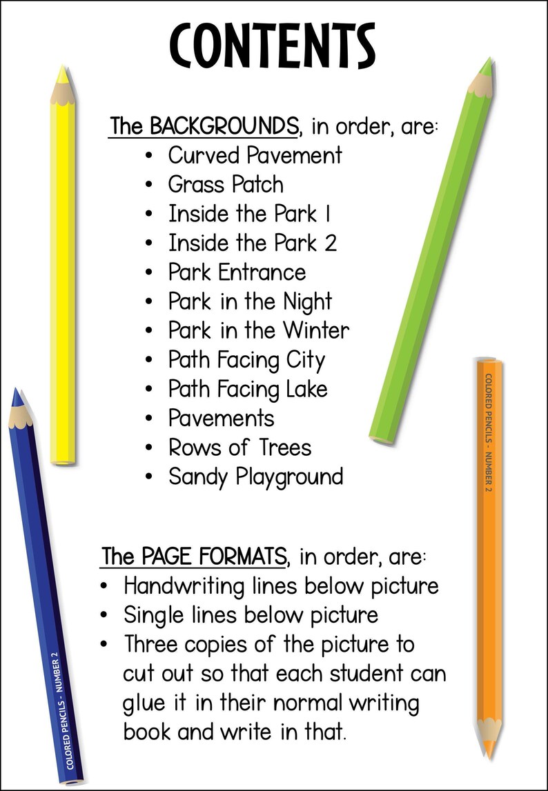 Writing Inspiration, Write and Draw, Parks and Outside, Handwriting ...