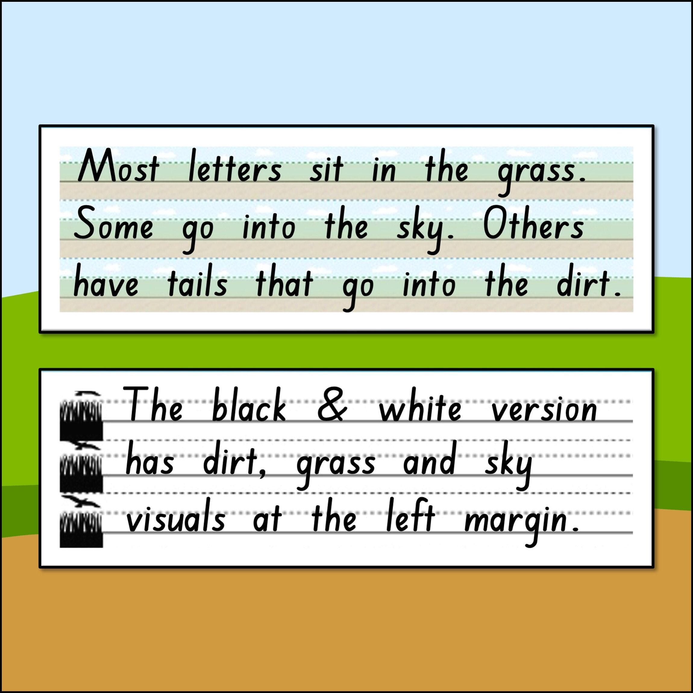 Handwriting Lined Pages, Printable Writing Lines, Lined Paper for ...