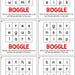 Boggle Cards for Spelling and Making Words, Printable PDF Boggle ...