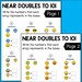 Near Doubles Math Facts Worksheets Early Algebra Math - Etsy
