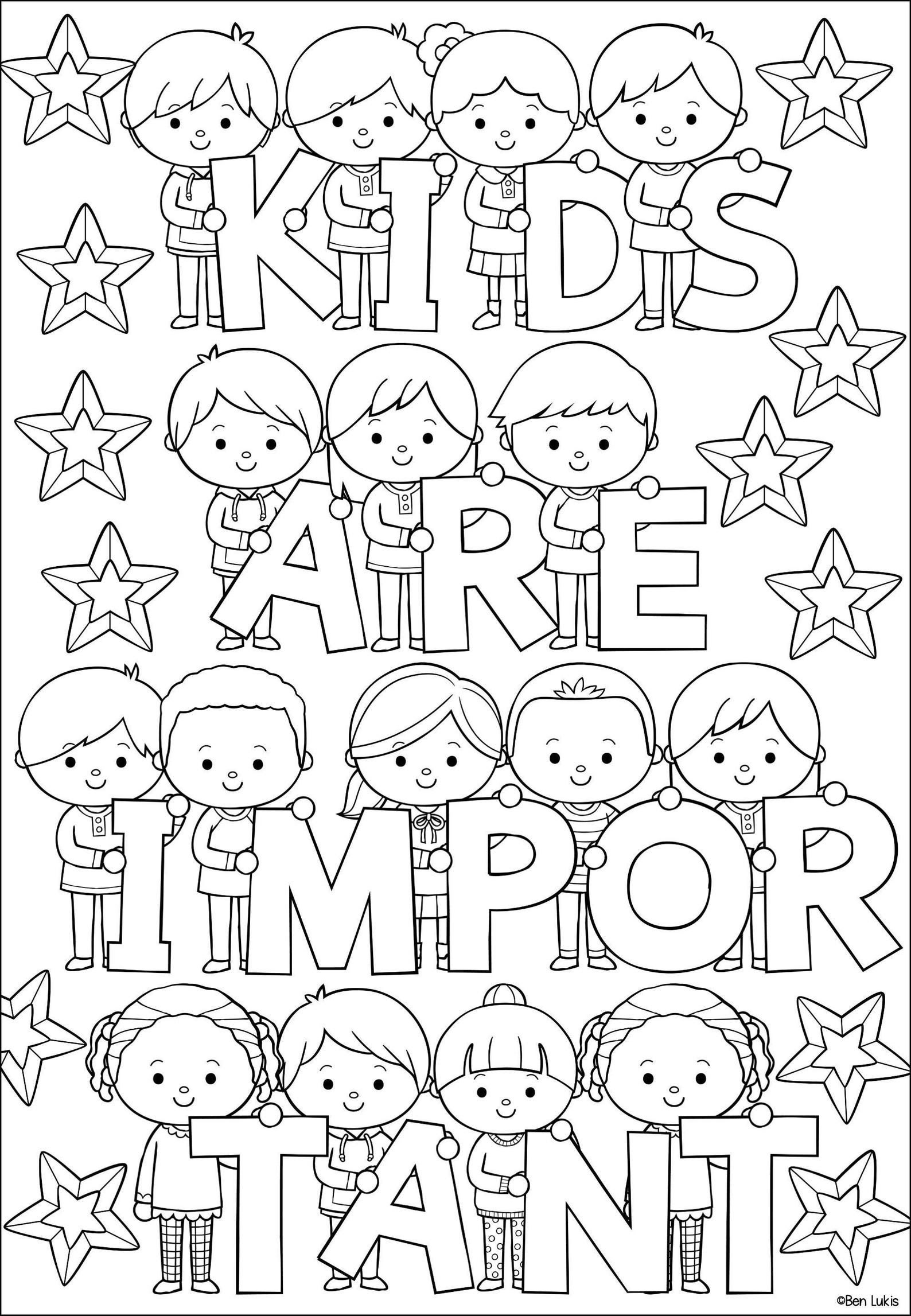 World Children's Day Coloring Pages, Printable Kids Activities ...