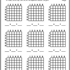 Multiplication Worksheets Math Practice Sheets for Kids, Multiplication ...