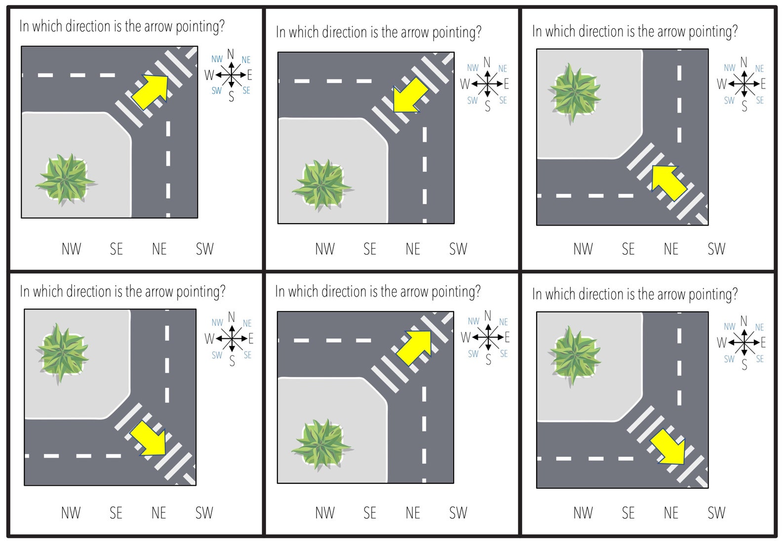 Compass Rose Educational Posters Math Task Cards and - Etsy