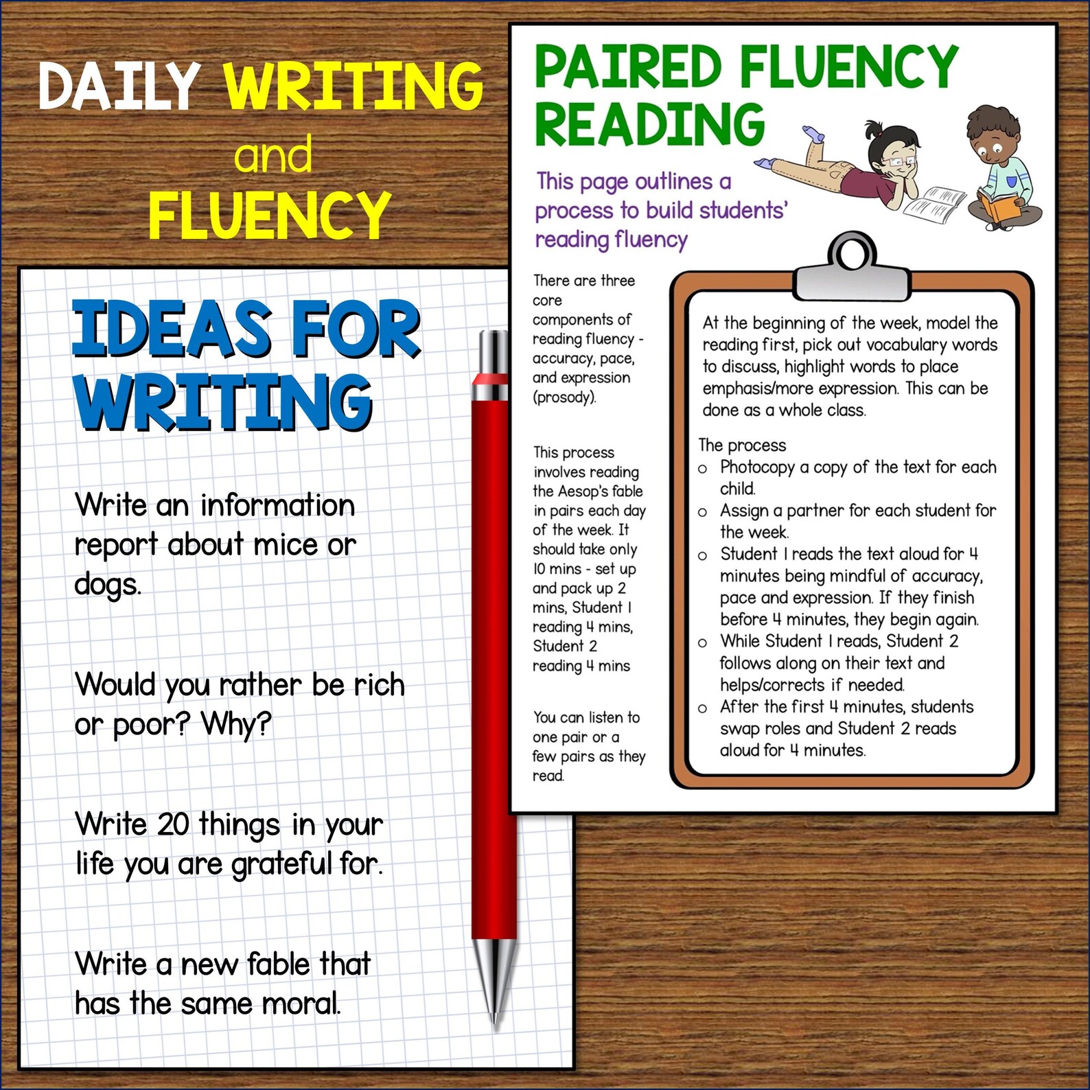 The Town Mouse and the Country Mouse, Aesop's Fables, ELA Literacy for ...